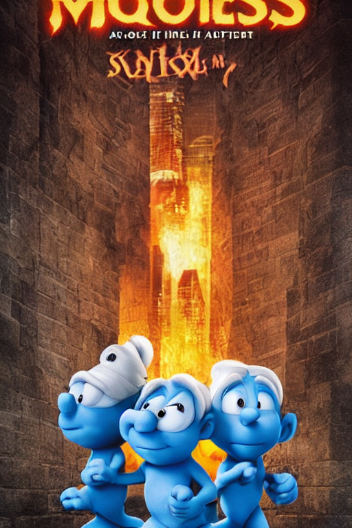 The Smurfs Movie Poster