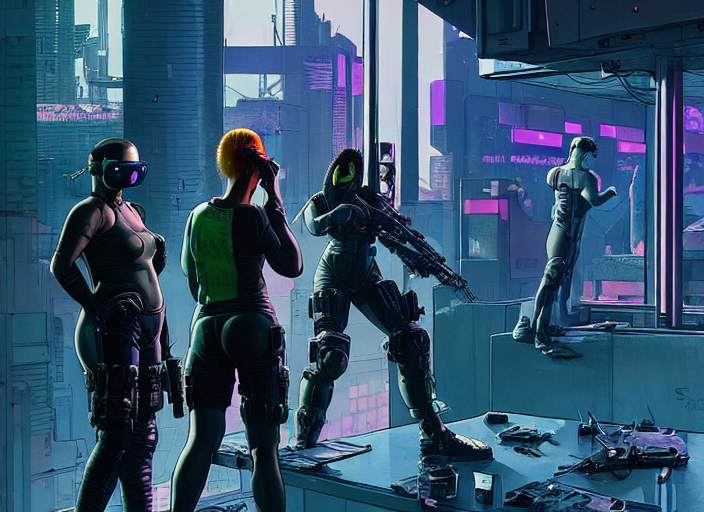 Cyberpunk Swat