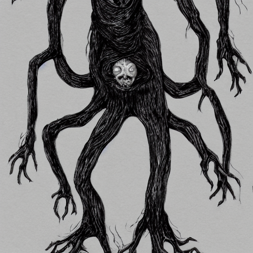 Scary Creature Drawings