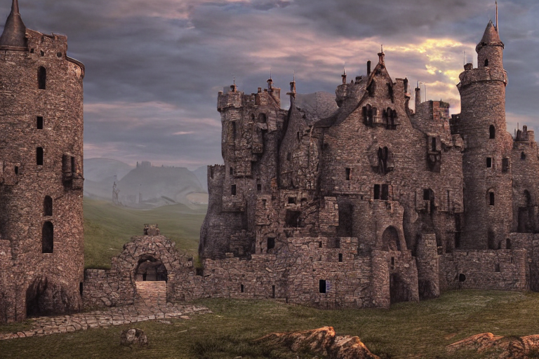 Medieval Castle Concept Art
