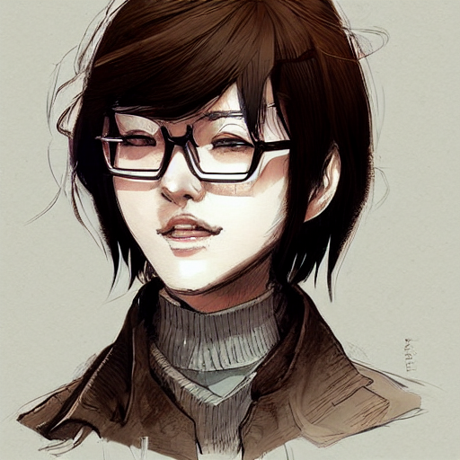 Androgynous Face Drawing