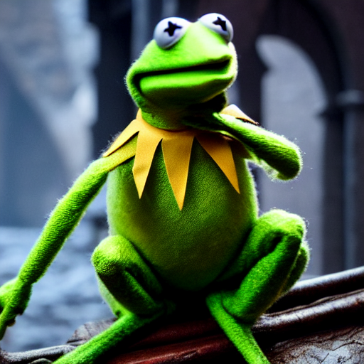 Kermit The Frog Rolling Up Window