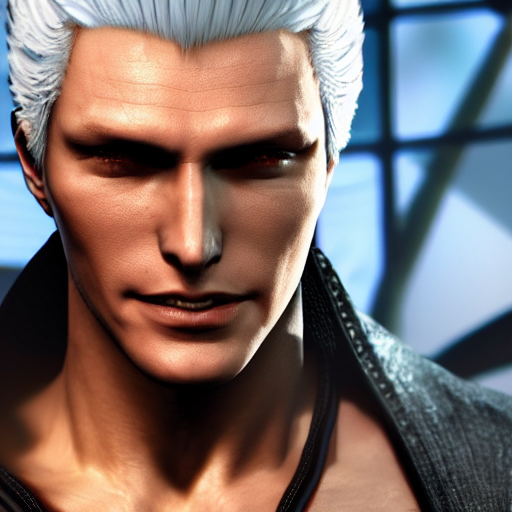 prompthunt: vergil from devil may cry, 4k, highly detailed face, octane ...