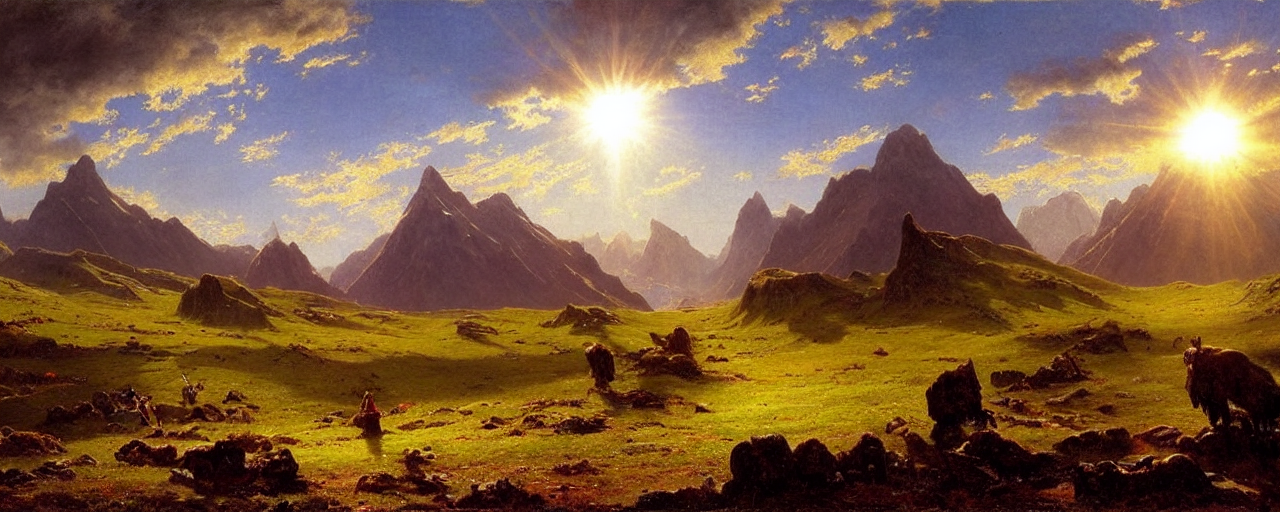 Middle Earth Landscape Wallpaper