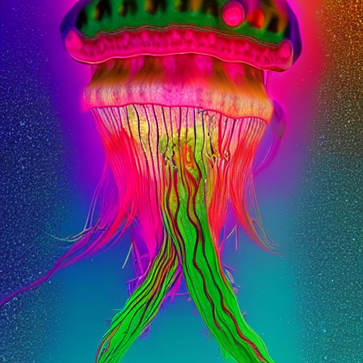 Deep Sea Rainbow Jellyfish