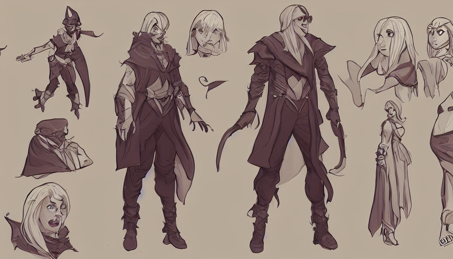Comic Book Character Template