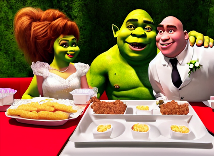 Shrek And Fiona Wedding