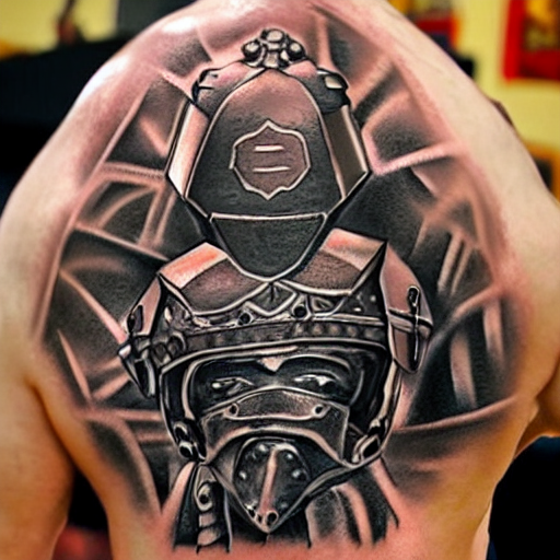 Gladiator Shield Tattoo