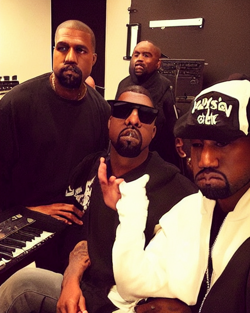 Kanye West In The Studio