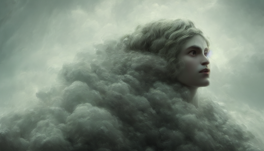 Cloud Face Paintings