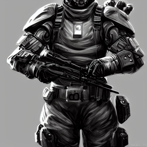 Futuristic Soldier Armor