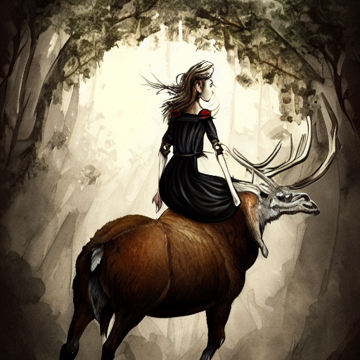 Riding Elk