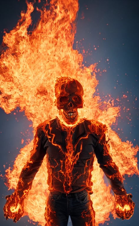 Ghost Rider Real Face