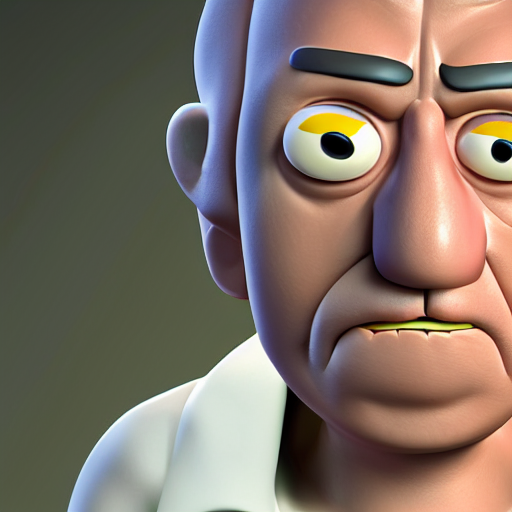prompthunt: rick from rick and morty 3 d render photorealistic ultra ...
