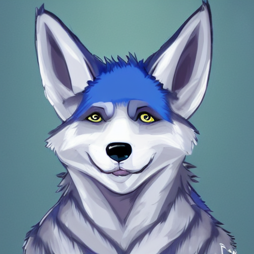 Wolf Fox Hybrid Fursona