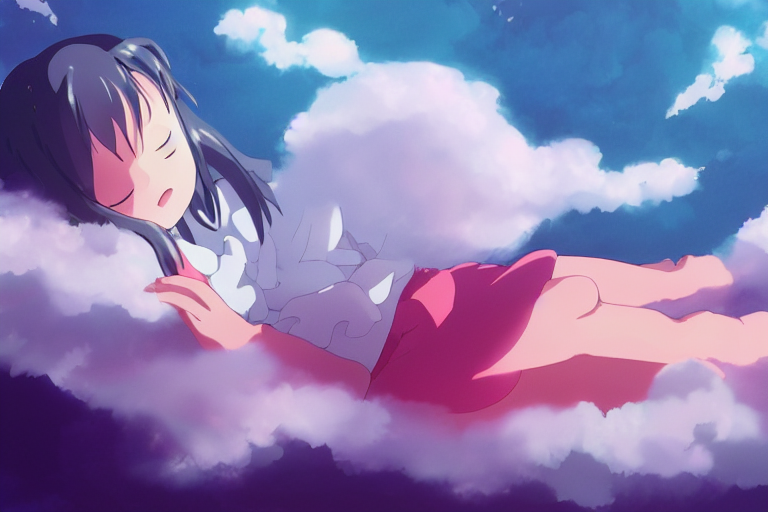 Anime Cloud Girl