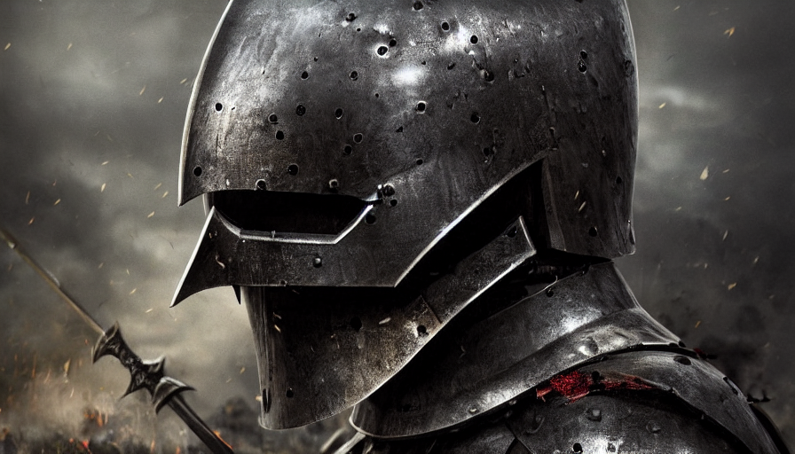 Medieval Black Knight Wallpaper