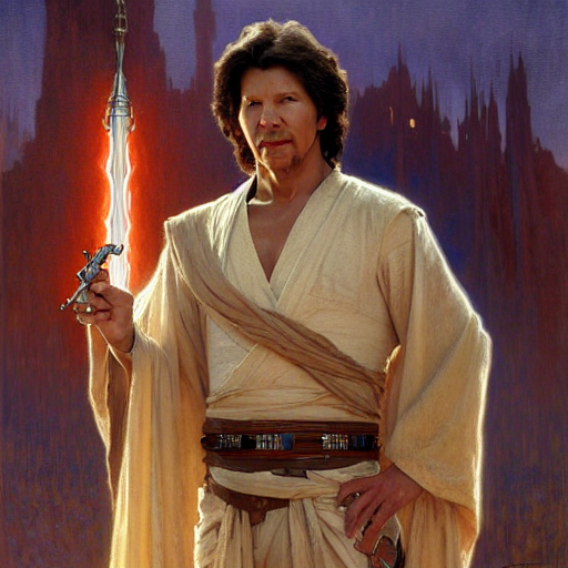 prompthunt: neil breen as a jedi highly detailed painting by gaston ...