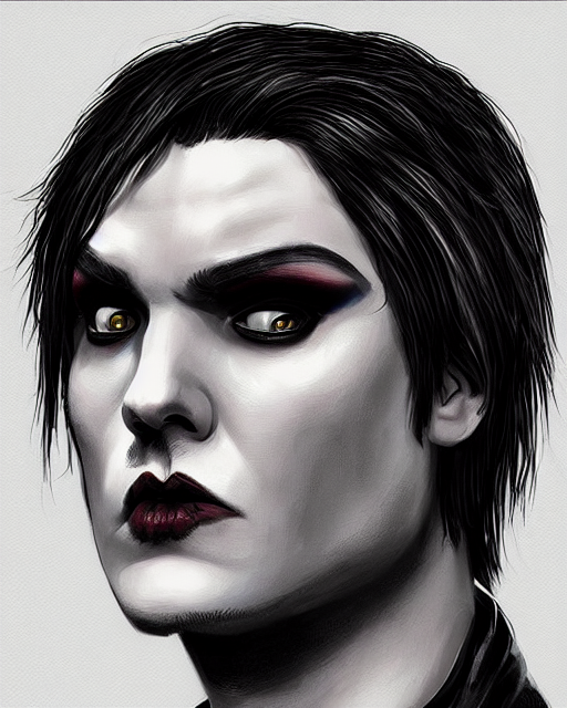Gerard Way Makeup - Mugeek Vidalondon