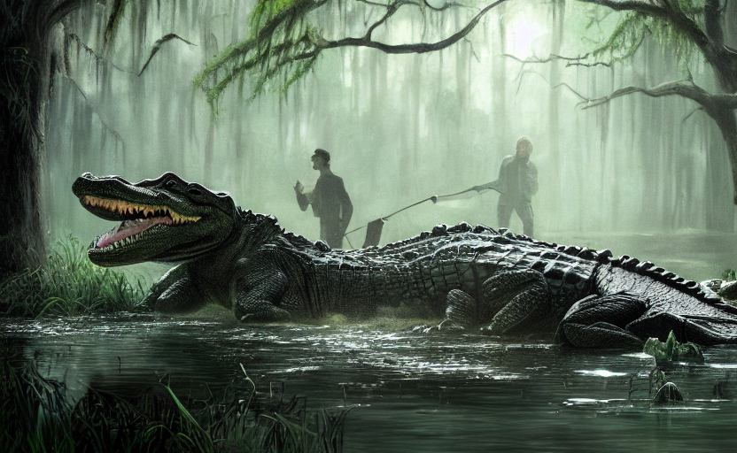 Swamp Alligator Drawings
