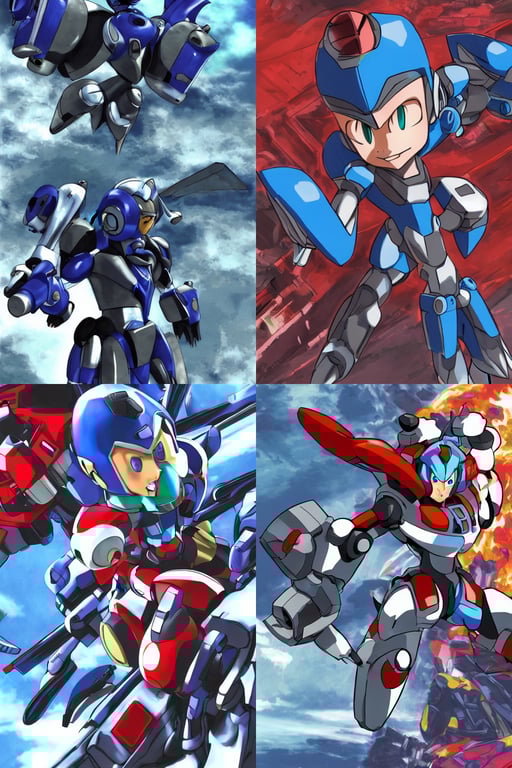 prompthunt: Megaman X Metal Gear Rising Character, Raphaelite Full Body ...