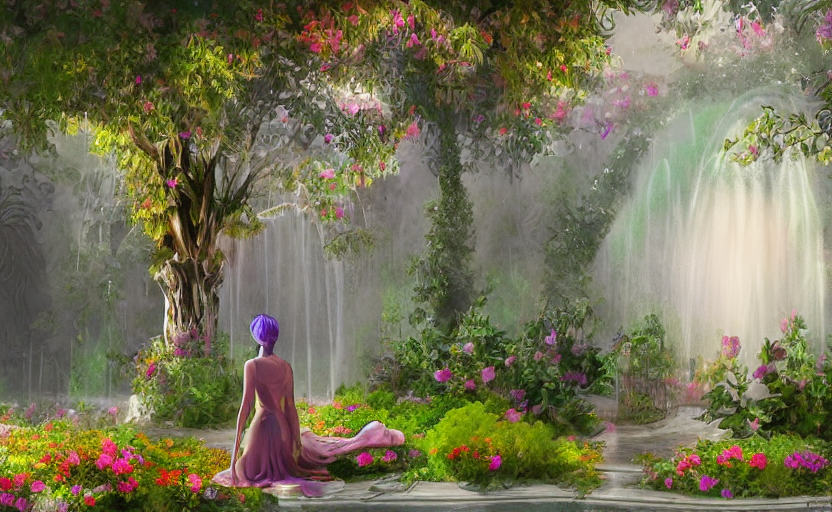 Fantasy Garden Backgrounds Hd