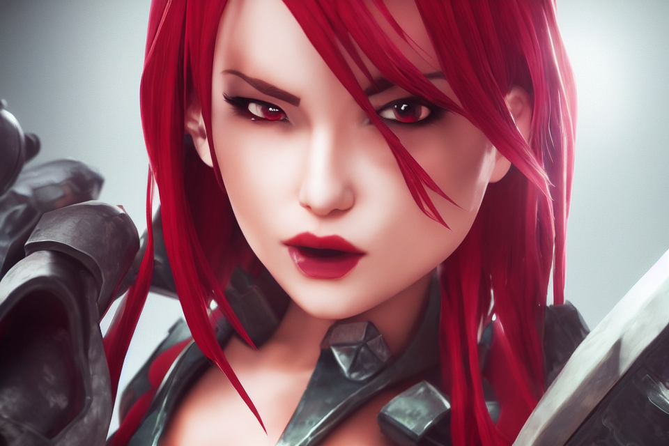 League Of Legends Render Katarina