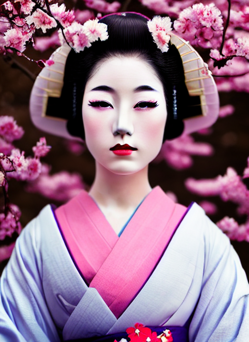 Authentic Geisha Makeup
