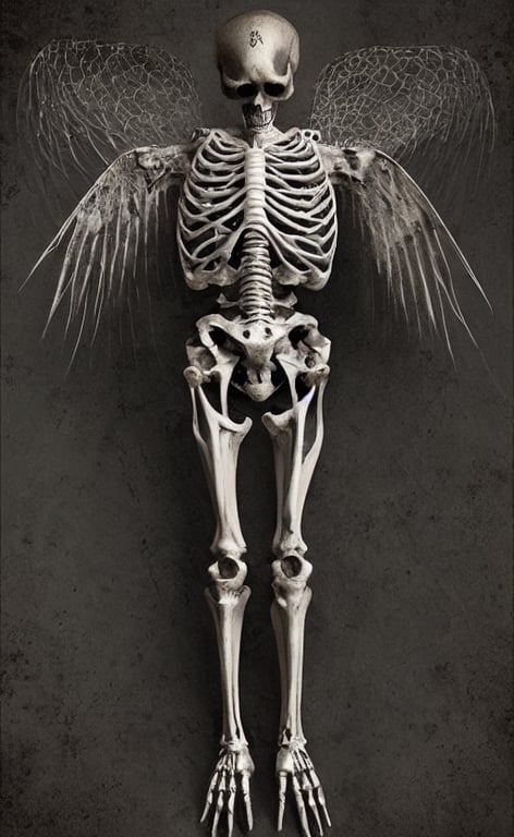Bone Angel Wings