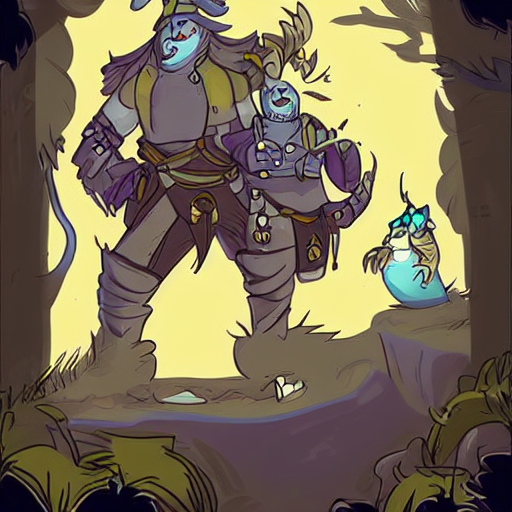 prompthunt: police, cartoon, rpg character, humblewood art style ...