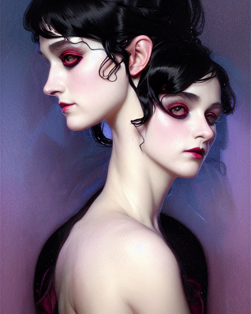 Lydia Deetz Makeup