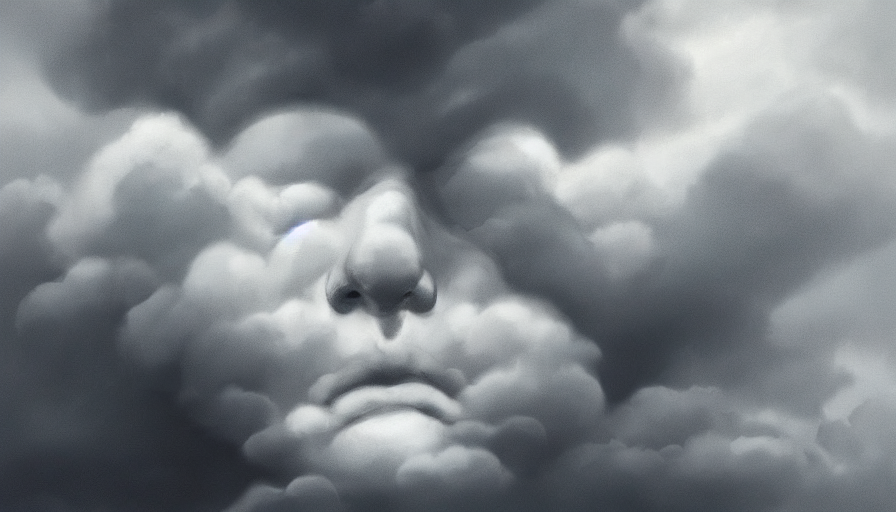 Faces In The Clouds Art