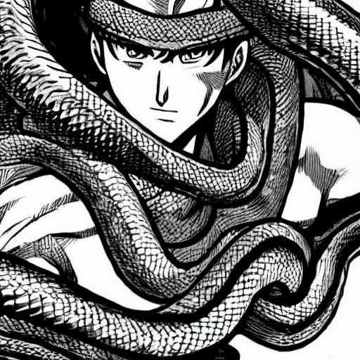 Half Human Half Snake Anime