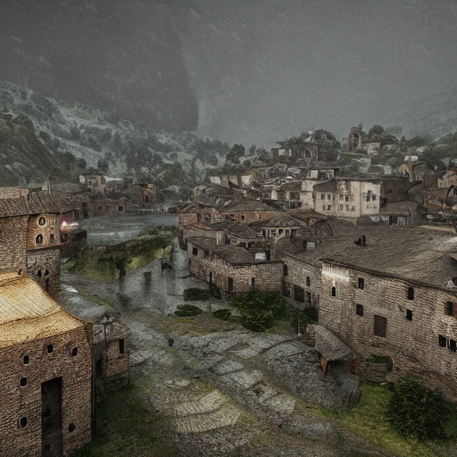 Poor Medieval City Houses