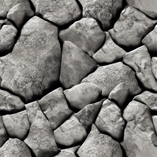 prompthunt: seamless rocks texture normal map