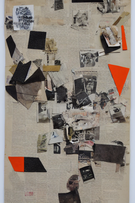 Old Newspaper Collage