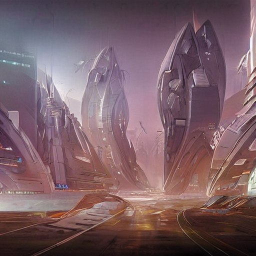 Alien City Concept Art