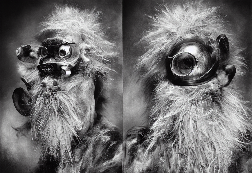 prompthunt: full frame dr. seuss characters, anthropomorphic space womble by lee jeffries ...