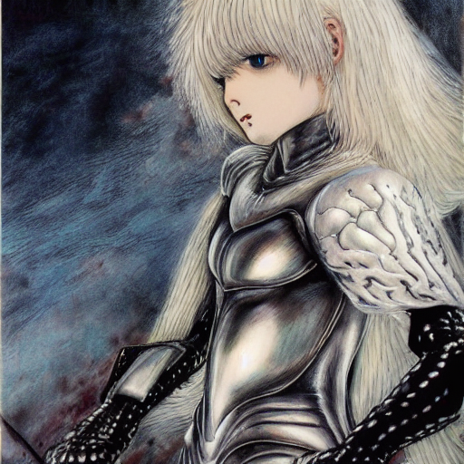 prompthunt: griffith from berserk by yoshitaka amano