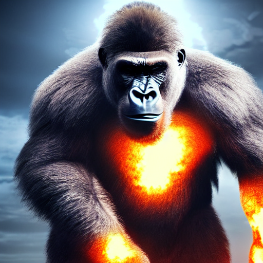 Angry Gorilla Eyes