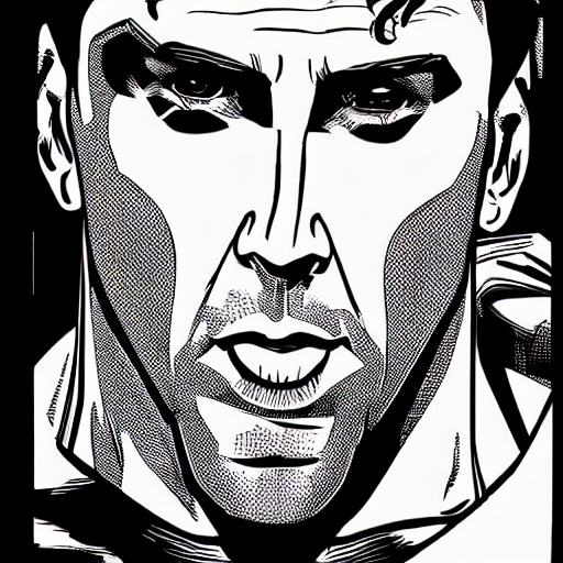 Superman Face Comic