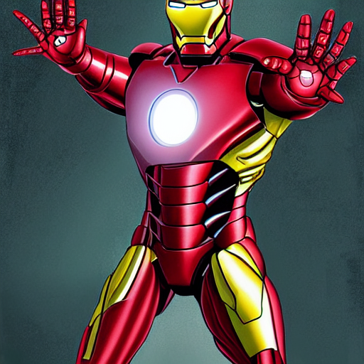 Iron Man Cartoon Drawing Full Body