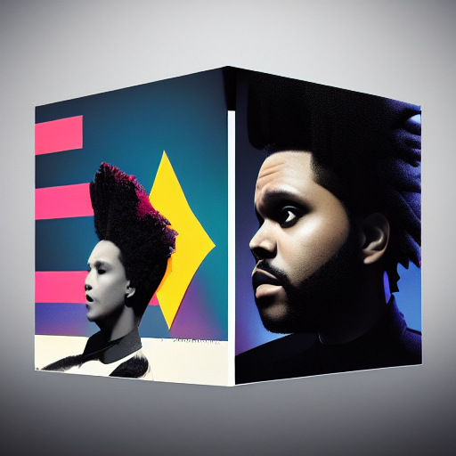 The Weeknd Album Cover Template