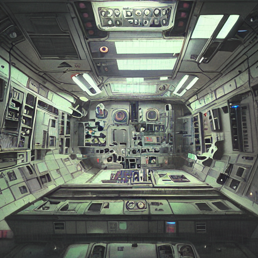 Alien Space Station Interior