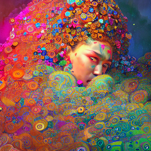 prompthunt: RM from BTS, handsome, intense colours, vibrant and vivid ...