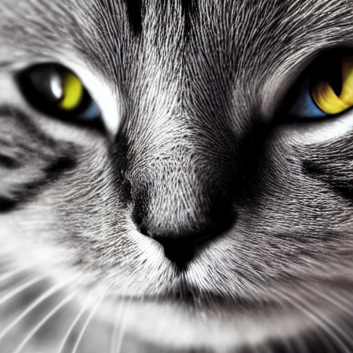 High Contrast Cat Photography