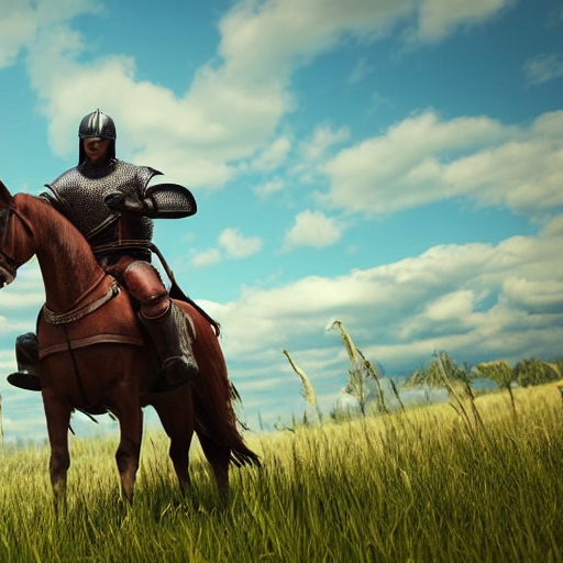 Knights Riding Horses