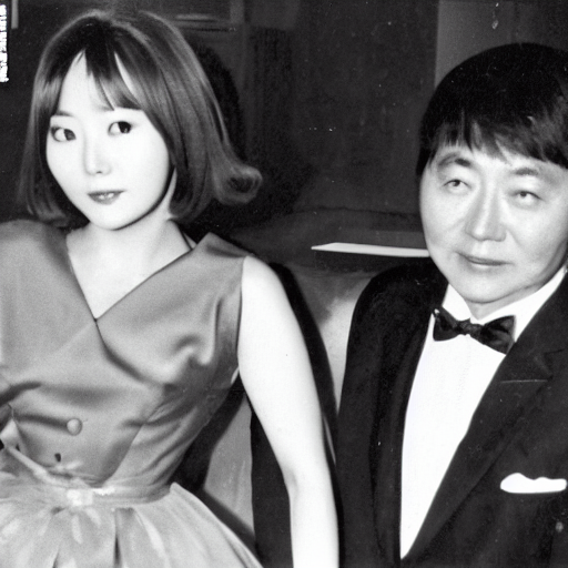 prompthunt: 1960s archive of the actress Choi Eun-Hee and director Shin ...