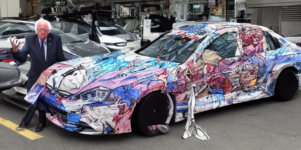 Anime Painted Cars