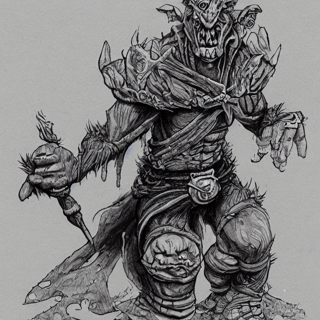 Hobgoblin Drawing